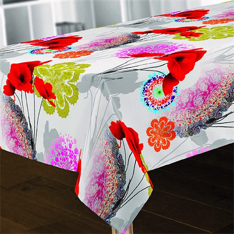 Coquelicot, duk 150 x 300 med kornvalmuer – Dukernorge