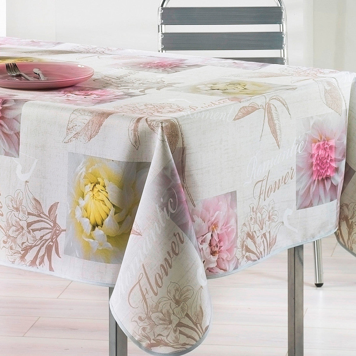 Romantic Flower, duk med flekkavvisende behandling | 150 x 240 | Se mer ...